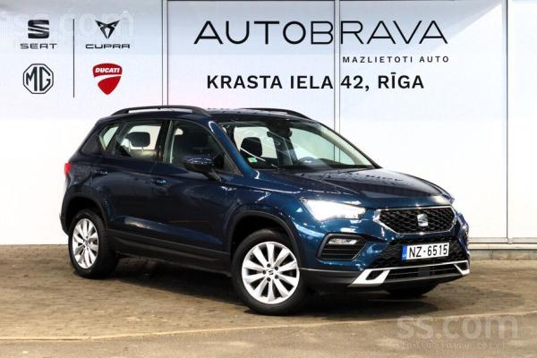 Синий Сеат Ateca 2024 в Рига, объемом двигателя 1.50 л и пробегом 46 тыс. км за 24490 €, фото 3 на AUTOMOTO.COM.LV