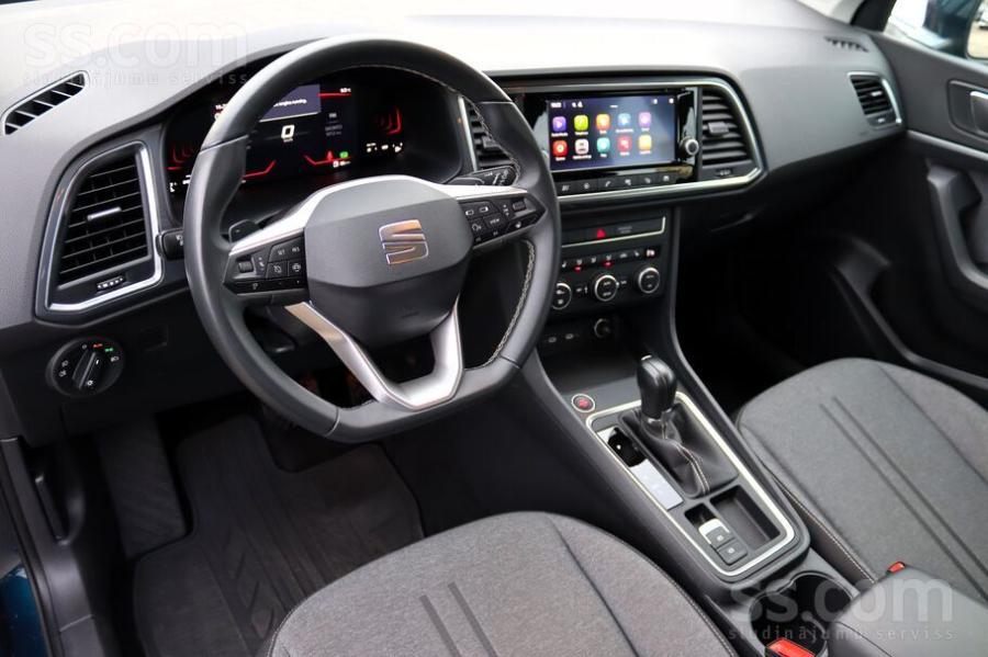Синий Сеат Ateca 2024 в Рига, объемом двигателя 1.50 л и пробегом 46 тыс. км за 24490 €, фото 10 на AUTOMOTO.COM.LV