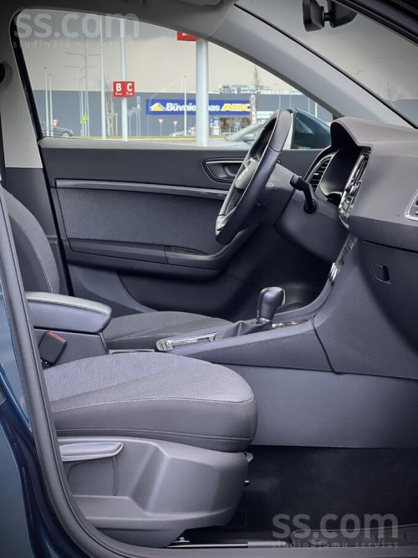 Blue SEAT Ateca 2021 in Riga, with an engine capacity of 1.50 L and mileage of 78 thousand km for 20000 €, photo 7 on AUTOMOTO.COM.LV