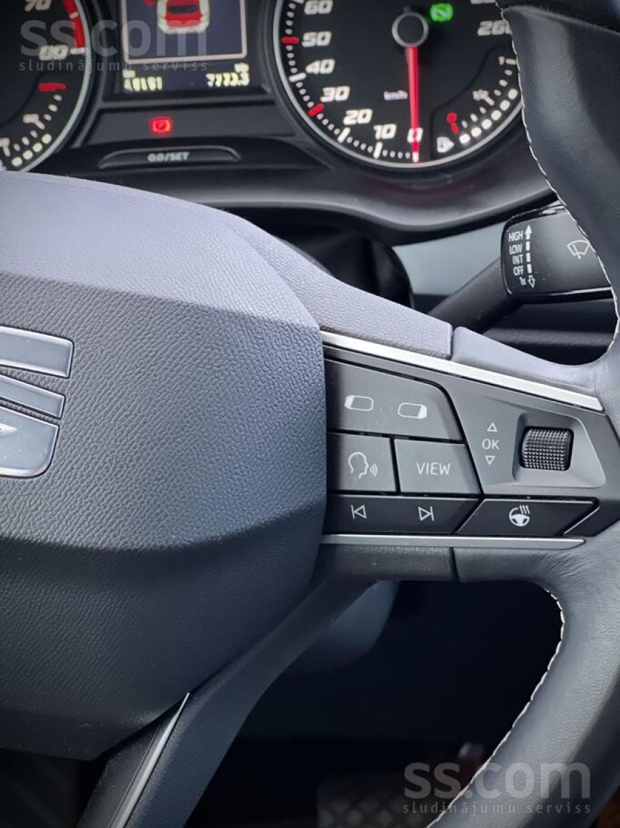 Blue SEAT Ateca 2021 in Riga, with an engine capacity of 1.50 L and mileage of 78 thousand km for 20000 €, photo 9 on AUTOMOTO.COM.LV