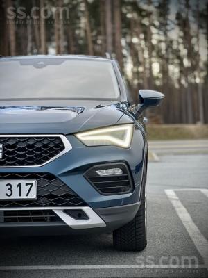 Blue SEAT Ateca 2021 in Riga, with an engine capacity of 1.50 L and mileage of 78 thousand km for 20000 €, photo 13 on AUTOMOTO.COM.LV