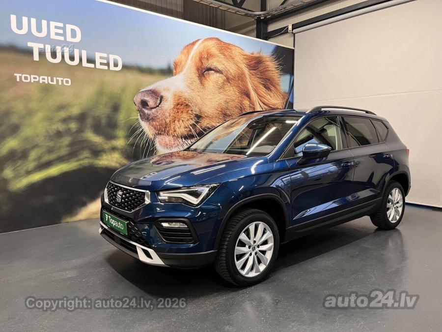 Синий Сеат Ateca 2020 в Таллин, объемом двигателя 1.50 л и пробегом 89 тыс. км за 19300 €, фото 1 на AUTOMOTO.COM.LV