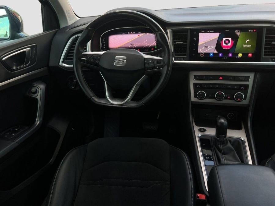Blue SEAT Ateca 2021 in Parnu, with an engine capacity of 2.00 L and mileage of 117 thousand km for 19900 €, photo 7 on AUTOMOTO.COM.LV