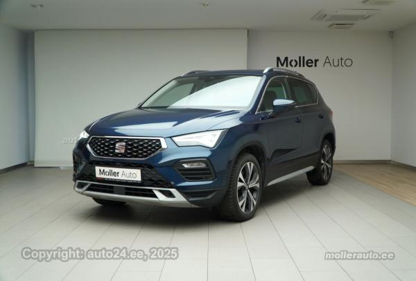Zils SEAT Ateca 2022 Tallina, ar dzinēja tilpumu 1.50 L un nobraukumu 58 tūkst. km par 22900 €, foto 1 vietnē AUTOMOTO.COM.LV