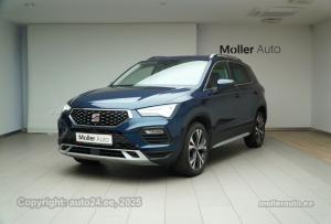 Zils SEAT Ateca 2022 Tallina, ar dzinēja tilpumu 1.50 L un nobraukumu 58 tūkst. km par 22900 €, foto  vietnē AUTOMOTO.COM.LV