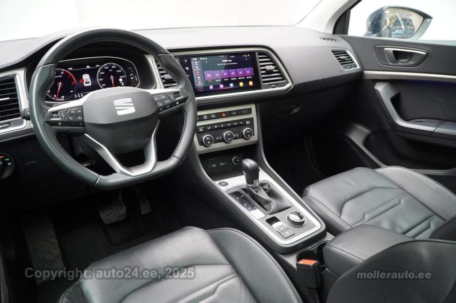 Zils SEAT Ateca 2022 Tallina, ar dzinēja tilpumu 1.50 L un nobraukumu 58 tūkst. km par 22900 €, foto 13 vietnē AUTOMOTO.COM.LV