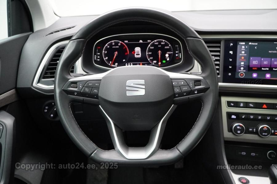 Zils SEAT Ateca 2022 Tallina, ar dzinēja tilpumu 1.50 L un nobraukumu 58 tūkst. km par 22900 €, foto 26 vietnē AUTOMOTO.COM.LV