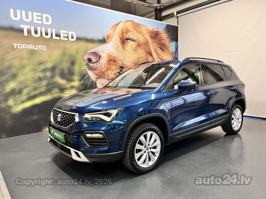Синий Сеат Ateca 2022 в Таллин, объемом двигателя 1.50 л и пробегом 49 тыс. км за 21900 €, фото 1 на AUTOMOTO.COM.LV