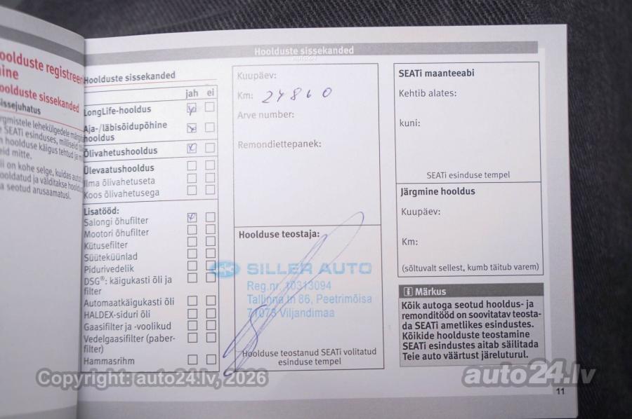 Zils SEAT Ateca 2022 Tallina, ar dzinēja tilpumu 1.50 L un nobraukumu 58 tūkst. km par 19990 €, foto 19 vietnē AUTOMOTO.COM.LV