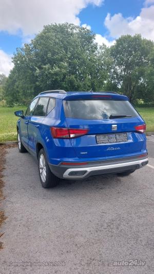 Zils SEAT Ateca 2024 Tallina, ar dzinēja tilpumu 2.00 L un nobraukumu 29 tūkst. km par 27700 €, foto 3 vietnē AUTOMOTO.COM.LV