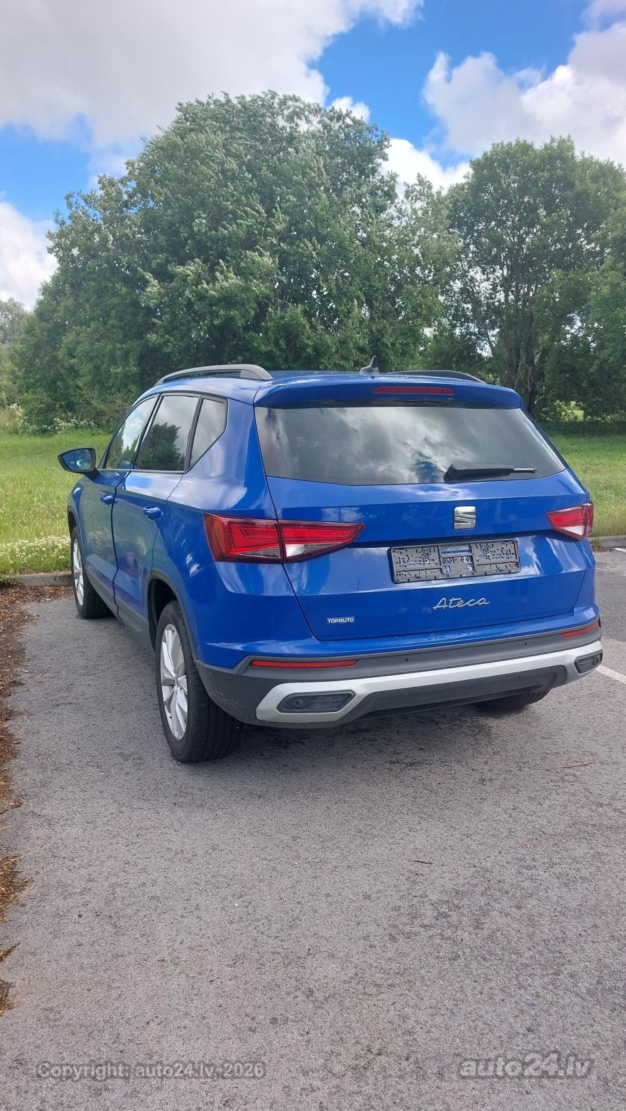 Zils SEAT Ateca 2024 Tallina, ar dzinēja tilpumu 2.00 L un nobraukumu 29 tūkst. km par 27700 €, foto 3 vietnē AUTOMOTO.COM.LV
