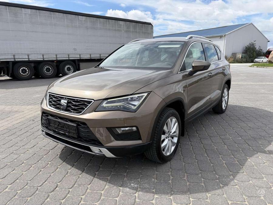 Brūns SEAT Ateca 2016 Alīta, ar dzinēja tilpumu 1.60 L un nobraukumu 152 tūkst. km par 10850 €, foto 1 vietnē AUTOMOTO.COM.LV