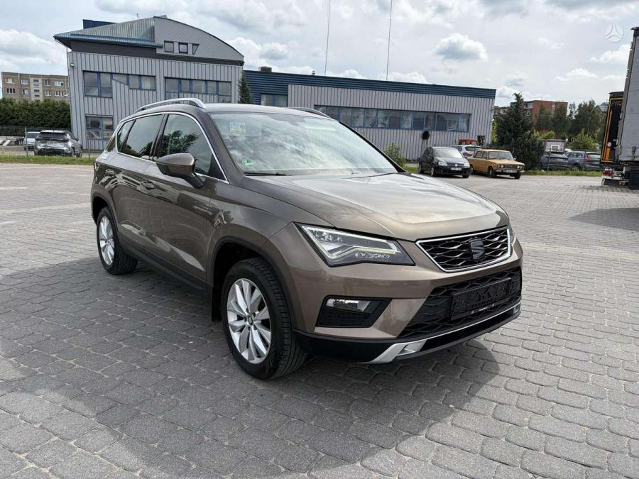 Brūns SEAT Ateca 2016 Alīta, ar dzinēja tilpumu 1.60 L un nobraukumu 152 tūkst. km par 10850 €, foto 5 vietnē AUTOMOTO.COM.LV