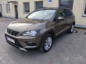 Brūns SEAT Ateca 2016 Kuldīga, ar dzinēja tilpumu 1.60 L un nobraukumu 214 tūkst. km par 9300 €, foto  vietnē AUTOMOTO.COM.LV