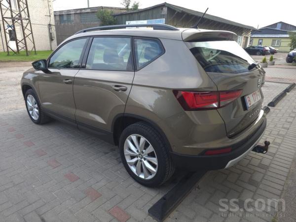 Brown SEAT Ateca 2016 in Kuldiga, with an engine capacity of 1.60 L and mileage of 214 thousand km for 9300 €, photo 3 on AUTOMOTO.COM.LV
