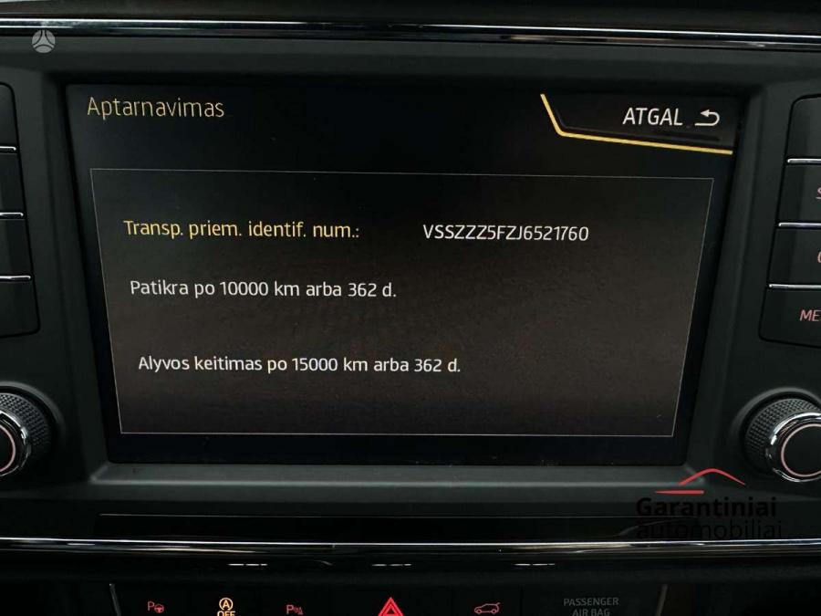 Brūns SEAT Ateca 2017 Viļņa, ar dzinēja tilpumu 1.40 L un nobraukumu 144 tūkst. km par 13500 €, foto 18 vietnē AUTOMOTO.COM.LV
