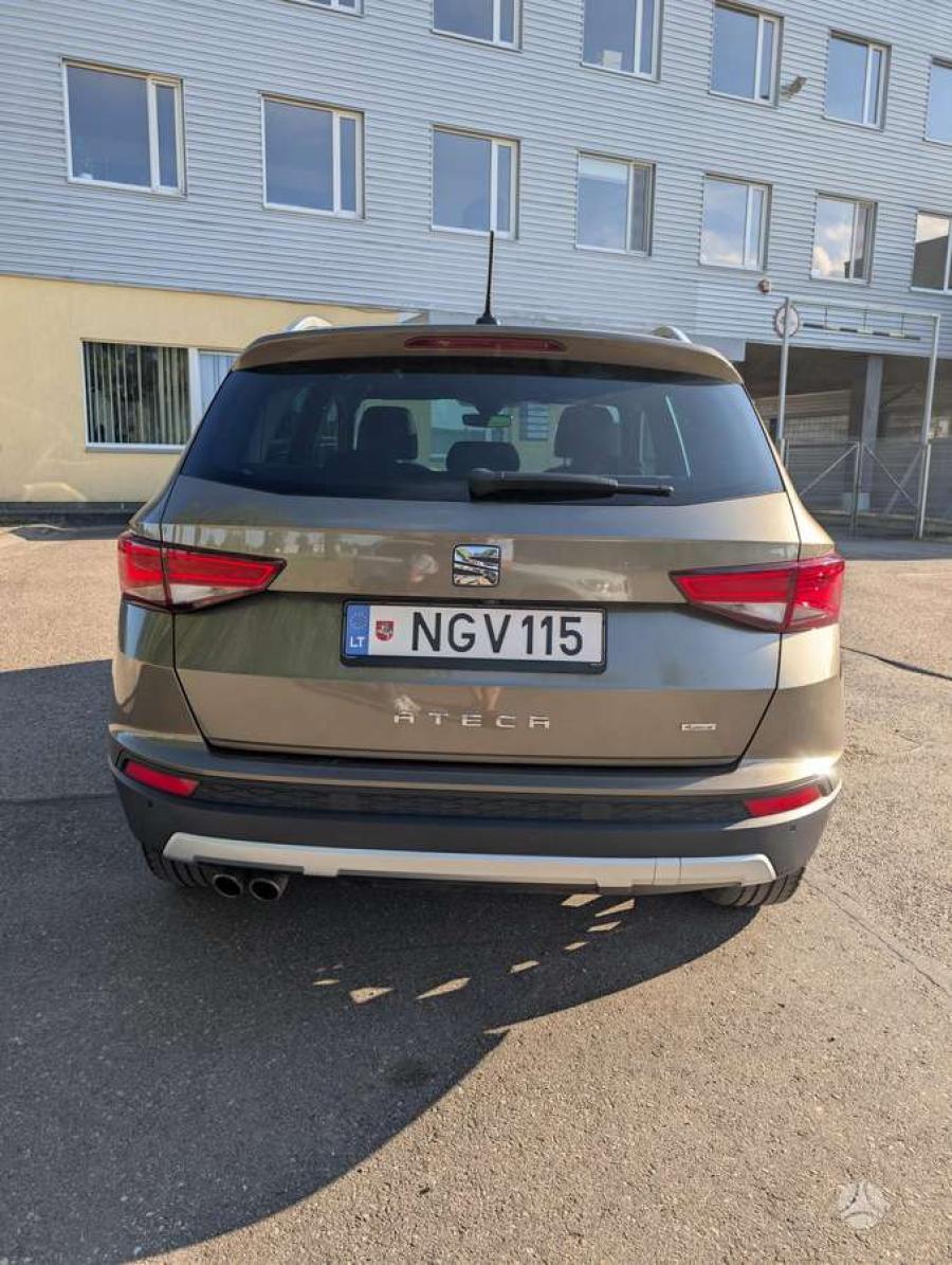 Brown SEAT Ateca 2017 in Vilnius, with an engine capacity of 1.97 L and mileage of 200 thousand km for 14500 €, photo 6 on AUTOMOTO.COM.LV
