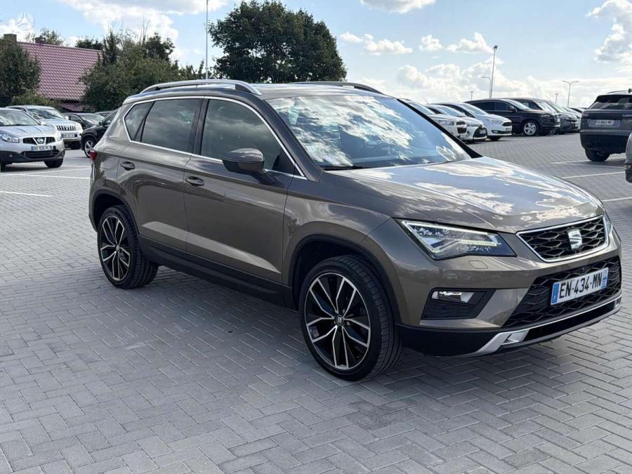 Brown SEAT Ateca 2017 in Taurage, with an engine capacity of 1.40 L and mileage of 166 thousand km for 12900 €, photo 5 on AUTOMOTO.COM.LV