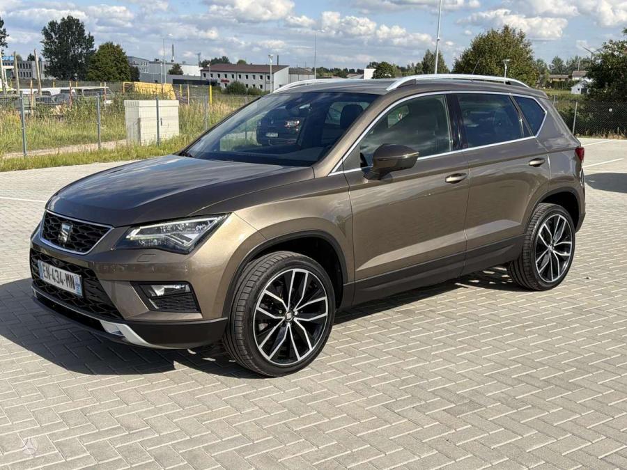 Brown SEAT Ateca 2017 in Taurage, with an engine capacity of 1.40 L and mileage of 166 thousand km for 12900 €, photo 12 on AUTOMOTO.COM.LV