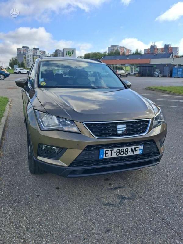 Brown SEAT Ateca 2018 in Jonava, with an engine capacity of 1.60 L and mileage of 161 thousand km for 12350 €, photo 2 on AUTOMOTO.COM.LV