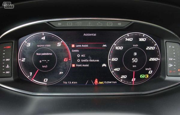 SEAT Ateca 2020 in Vilnius, with an engine capacity of 1.60 L and mileage of 153 thousand km for 18990 €, photo 9 on AUTOMOTO.COM.LV
