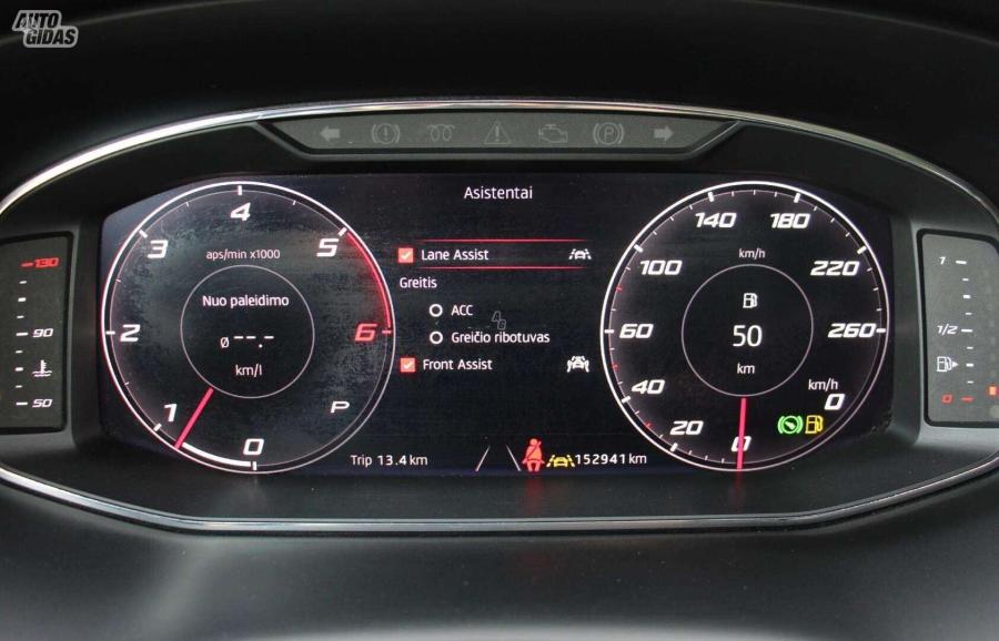 Сеат Ateca 2020 в Вильнюс, объемом двигателя 1.60 л и пробегом 153 тыс. км за 18990 €, фото 10 на AUTOMOTO.COM.LV