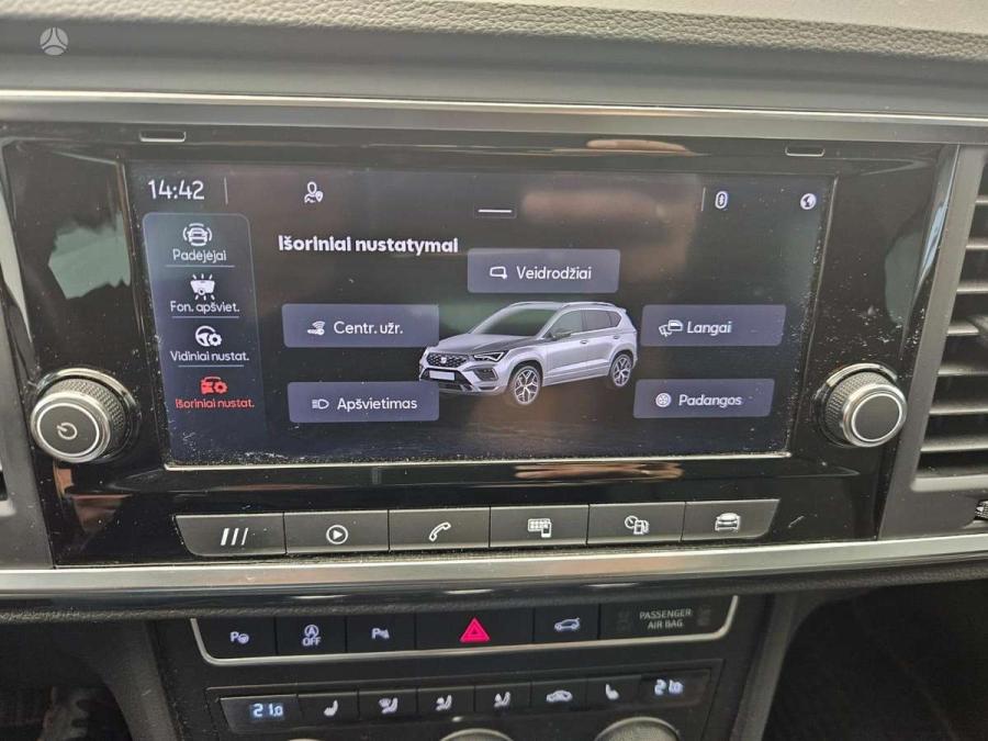 Зеленый Сеат Ateca 2021 в Паневежис, объемом двигателя 1.97 л и пробегом 129 тыс. км за 18990 €, фото 30 на AUTOMOTO.COM.LV