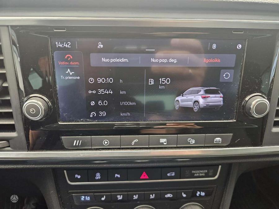 Зеленый Сеат Ateca 2021 в Паневежис, объемом двигателя 1.97 л и пробегом 129 тыс. км за 18990 €, фото 31 на AUTOMOTO.COM.LV