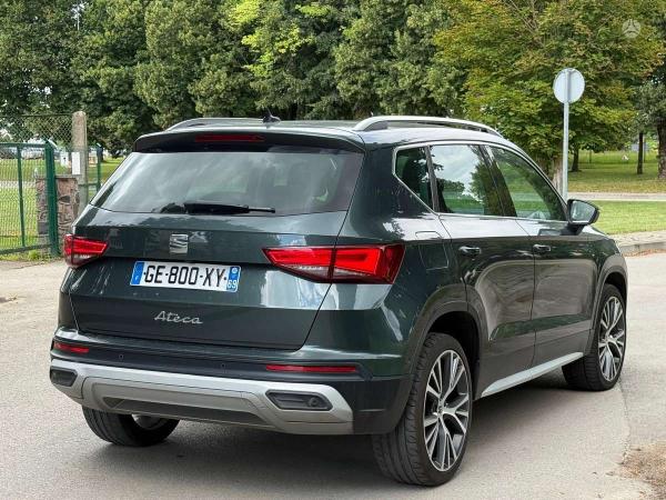 Green SEAT Ateca 2022 in Taurage, with an engine capacity of 1.97 L and mileage of 250 thousand km for 14500 €, photo 6 on AUTOMOTO.COM.LV