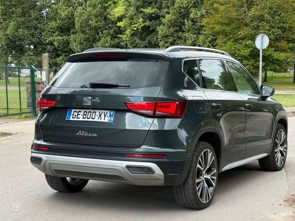 Green SEAT Ateca 2022 in Taurage, with an engine capacity of 1.97 L and mileage of 250 thousand km for 14500 €, photo 8 on AUTOMOTO.COM.LV