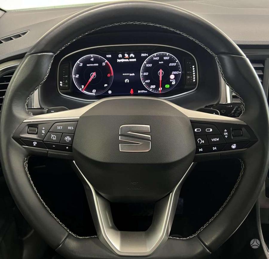 Зеленый Сеат Ateca 2023 в Каунас, объемом двигателя 1.97 л и пробегом 31 тыс. км за 21800 €, фото 10 на AUTOMOTO.COM.LV