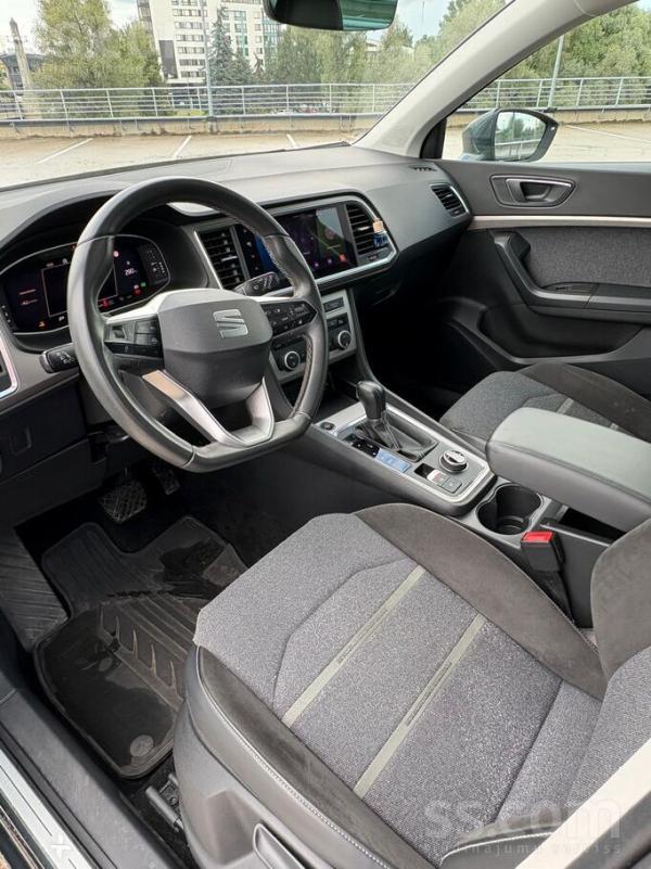 Green SEAT Ateca 2021 in Tallinn, with an engine capacity of 1.50 L and mileage of 142 thousand km for 15500 €, photo 8 on AUTOMOTO.COM.LV