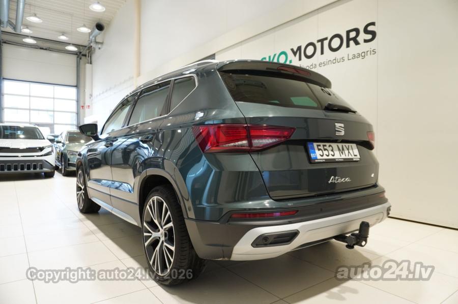 Green SEAT Ateca 2021 in Tallinn, with an engine capacity of 2.00 L and mileage of 95 thousand km for 20900 €, photo 3 on AUTOMOTO.COM.LV