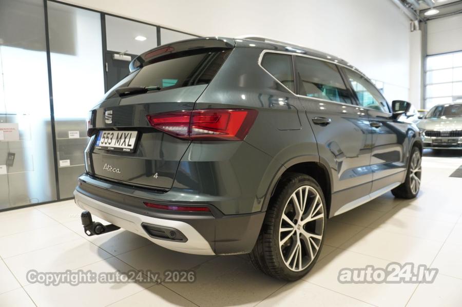 Green SEAT Ateca 2021 in Tallinn, with an engine capacity of 2.00 L and mileage of 95 thousand km for 20900 €, photo 4 on AUTOMOTO.COM.LV
