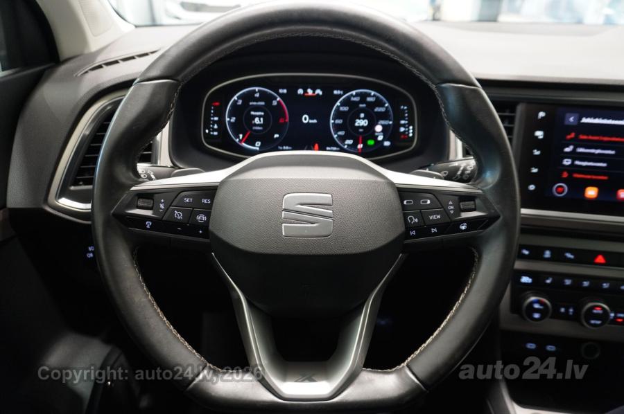 Green SEAT Ateca 2021 in Tallinn, with an engine capacity of 2.00 L and mileage of 95 thousand km for 20900 €, photo 25 on AUTOMOTO.COM.LV