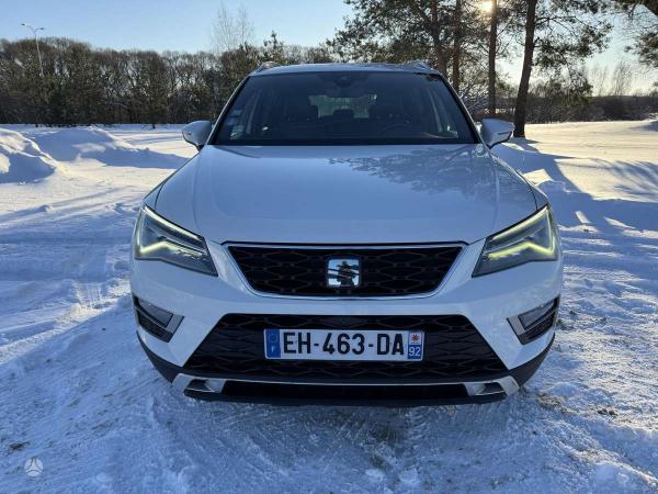 Grey SEAT Ateca 2016 in Taurage, with an engine capacity of 1.40 L and mileage of 267 thousand km for 11500 €, photo 3 on AUTOMOTO.COM.LV