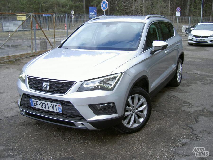 Pelēks SEAT Ateca 2016 Viļņa, ar dzinēja tilpumu 1.40 L un nobraukumu 218 tūkst. km par 11199 €, foto 1 vietnē AUTOMOTO.COM.LV