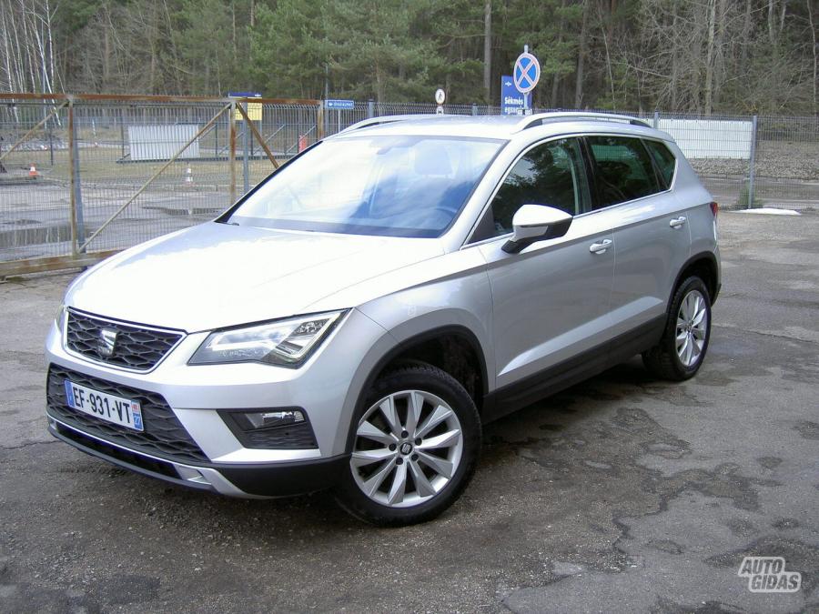 Pelēks SEAT Ateca 2016 Viļņa, ar dzinēja tilpumu 1.40 L un nobraukumu 218 tūkst. km par 11199 €, foto 7 vietnē AUTOMOTO.COM.LV