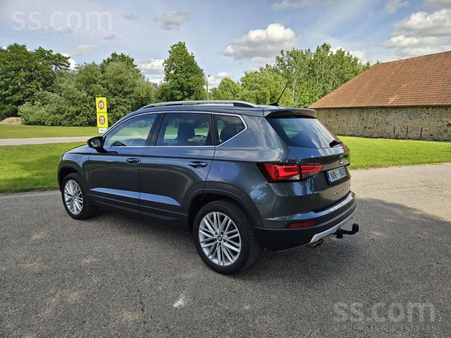 Pelēks SEAT Ateca 2016 Rīga, ar dzinēja tilpumu 2.00 L un nobraukumu 275 tūkst. km par 12200 €, foto 6 vietnē AUTOMOTO.COM.LV