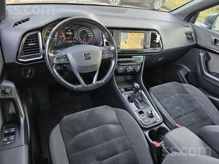 Pelēks SEAT Ateca 2016 Rīga, ar dzinēja tilpumu 2.00 L un nobraukumu 275 tūkst. km par 12200 €, foto 9 vietnē AUTOMOTO.COM.LV