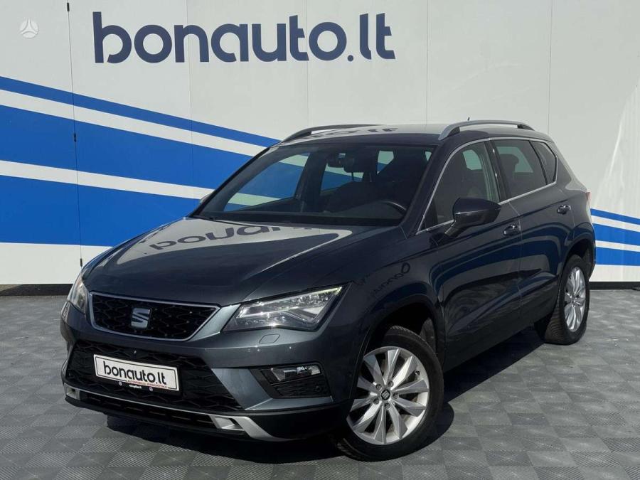 Grey SEAT Ateca 2016 in Kaunas, with an engine capacity of 1.97 L and mileage of 216 thousand km for 13999 €, photo 1 on AUTOMOTO.COM.LV