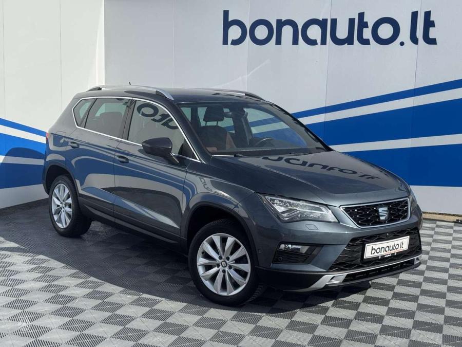 Grey SEAT Ateca 2016 in Kaunas, with an engine capacity of 1.97 L and mileage of 216 thousand km for 13999 €, photo 3 on AUTOMOTO.COM.LV