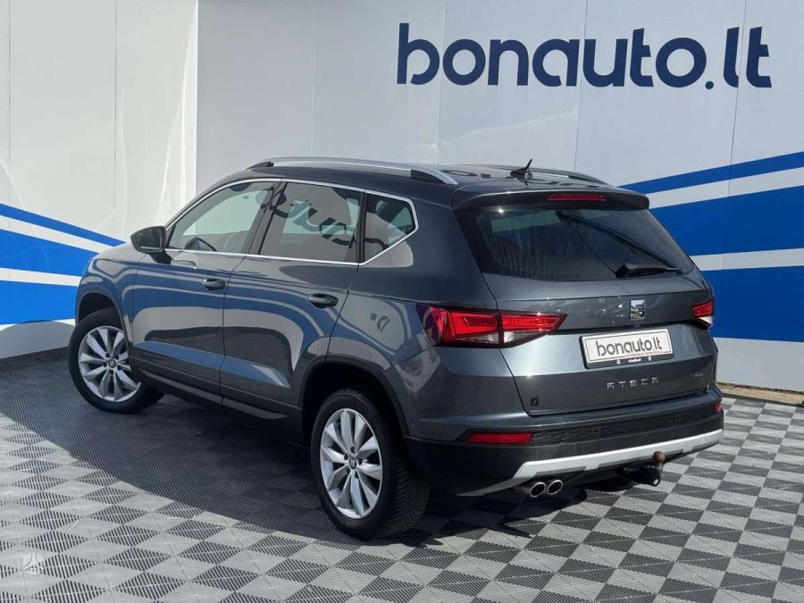 Grey SEAT Ateca 2016 in Kaunas, with an engine capacity of 1.97 L and mileage of 216 thousand km for 13999 €, photo 4 on AUTOMOTO.COM.LV