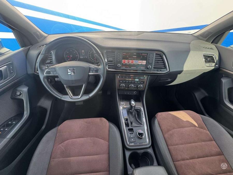 Grey SEAT Ateca 2016 in Kaunas, with an engine capacity of 1.97 L and mileage of 216 thousand km for 13999 €, photo 9 on AUTOMOTO.COM.LV