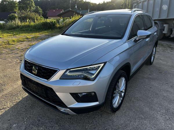 Grey SEAT Ateca 2016 in Prienai, with an engine capacity of 1.97 L and mileage of 298 thousand km for 10900 €, photo 3 on AUTOMOTO.COM.LV
