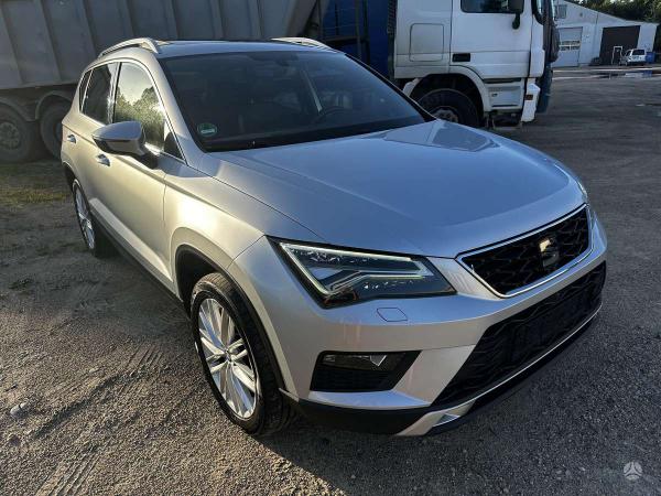 Grey SEAT Ateca 2016 in Prienai, with an engine capacity of 1.97 L and mileage of 298 thousand km for 10900 €, photo 5 on AUTOMOTO.COM.LV