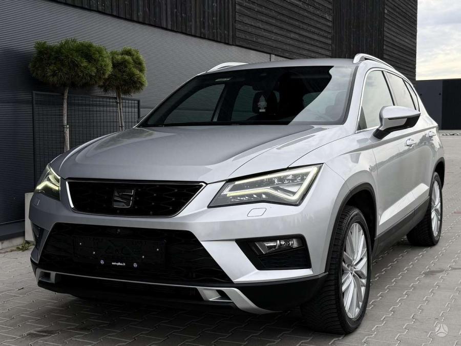Grey SEAT Ateca 2016 in Siauliai, with an engine capacity of 1.97 L and mileage of 223 thousand km for 12550 €, photo 8 on AUTOMOTO.COM.LV