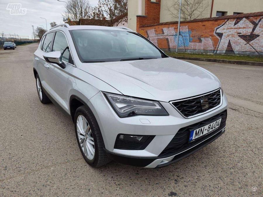Grey SEAT Ateca 2016 in Siauliai, with an engine capacity of 2.00 L and mileage of 210 thousand km for 13300 €, photo 4 on AUTOMOTO.COM.LV