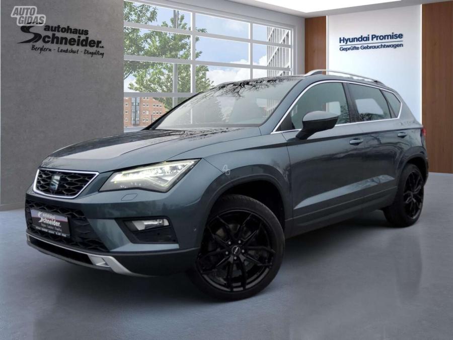 Grey SEAT Ateca 2017 in Kaunas, with an engine capacity of 2.00 L and mileage of 66 thousand km for 26469 €, photo 1 on AUTOMOTO.COM.LV