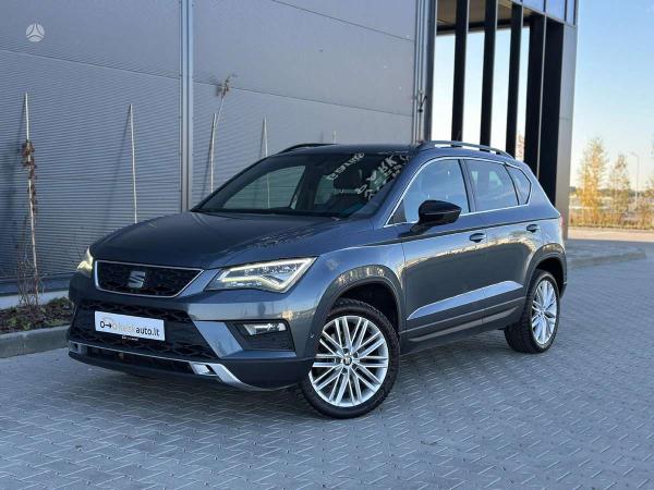 Grey SEAT Ateca 2017 in Vilnius, with an engine capacity of 1.97 L and mileage of 248 thousand km for 12800 €, photo 1 on AUTOMOTO.COM.LV